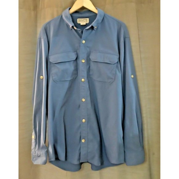 Duluth Trading Co | Shirts | Mens Duluth Trading Company Blue Long ...